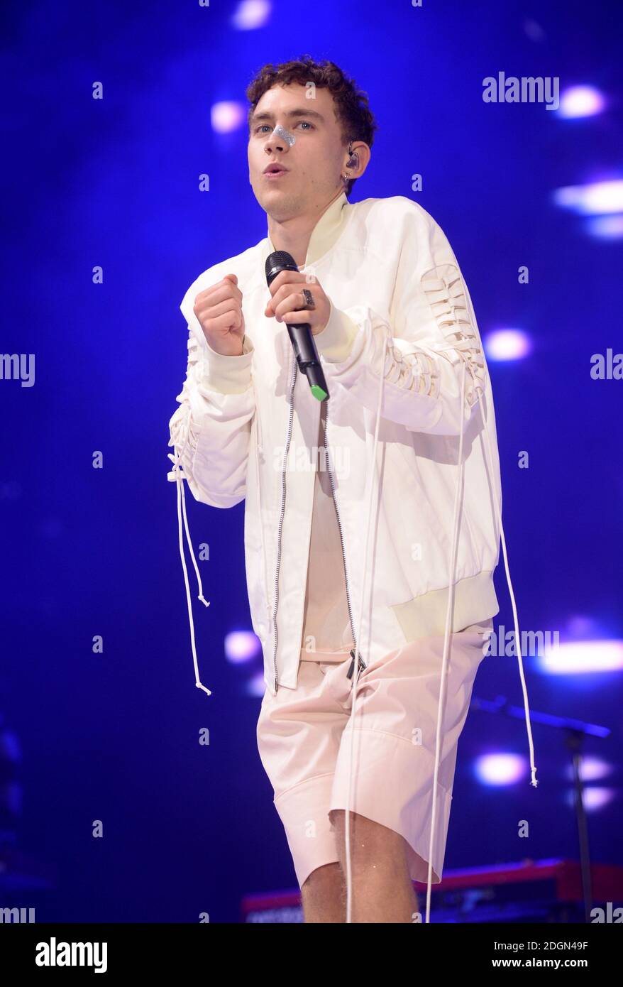 Olly Alexander of Years and Years on stage at the Capital FM Jingle ...