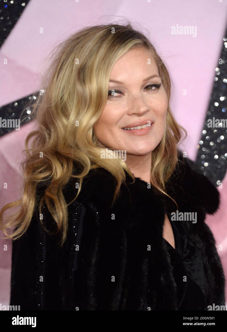 Kate Moss attending The Fashion Awards 2016 at The Royal Albert Hall in ...