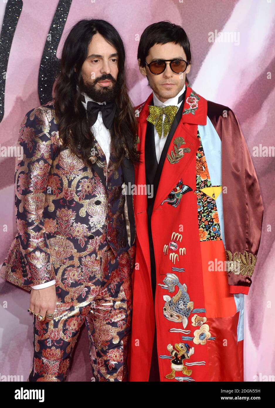 Alessandro Michele and Jared Leto attending The Fashion Awards 2016 at ...
