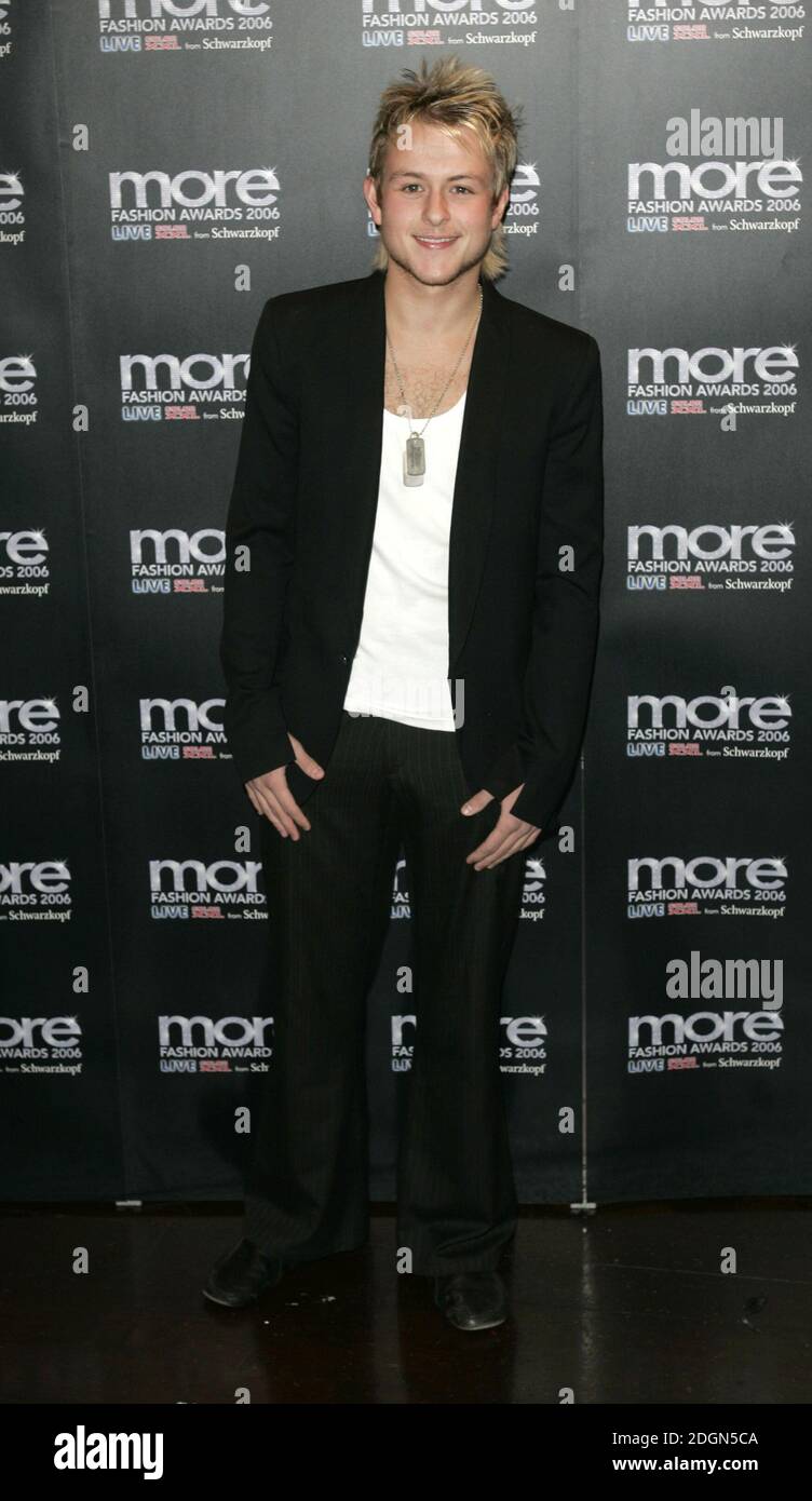 Lee Otway arriving at the More Magazine Fashion Awards 2006, held at ...