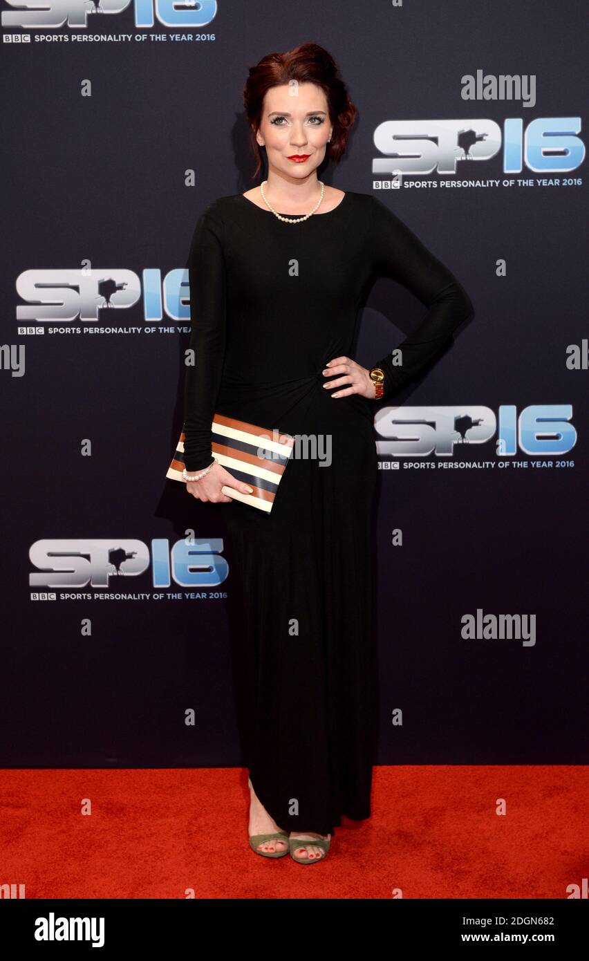 Candice Brown during the red carpet arrivals for BBC Sports Personality ...