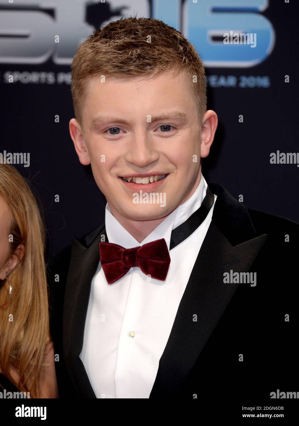 Adam Peaty during the red carpet arrivals for BBC Sports Personality of ...