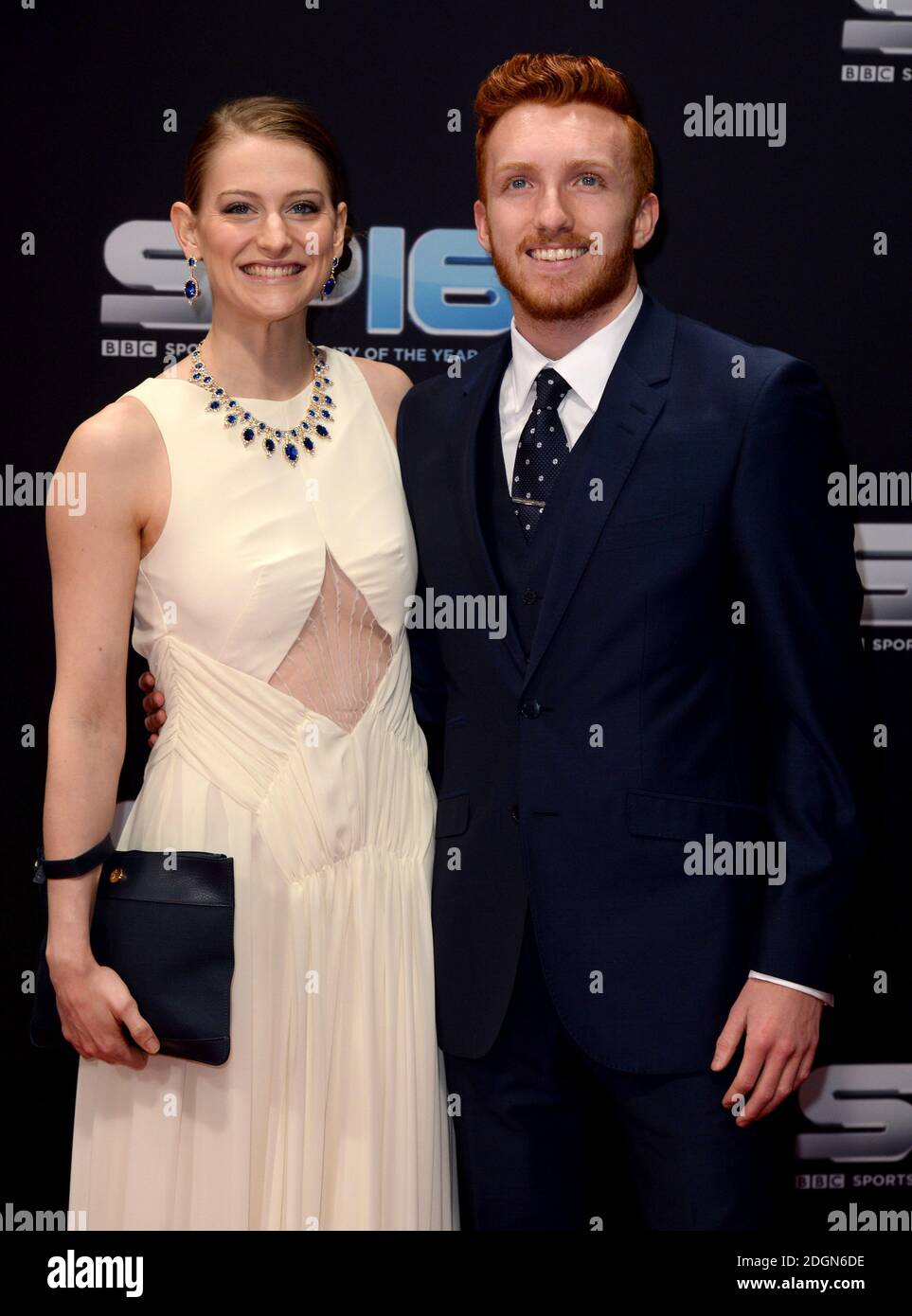 Bryony Page during the red carpet arrivals for BBC Sports Personality ...