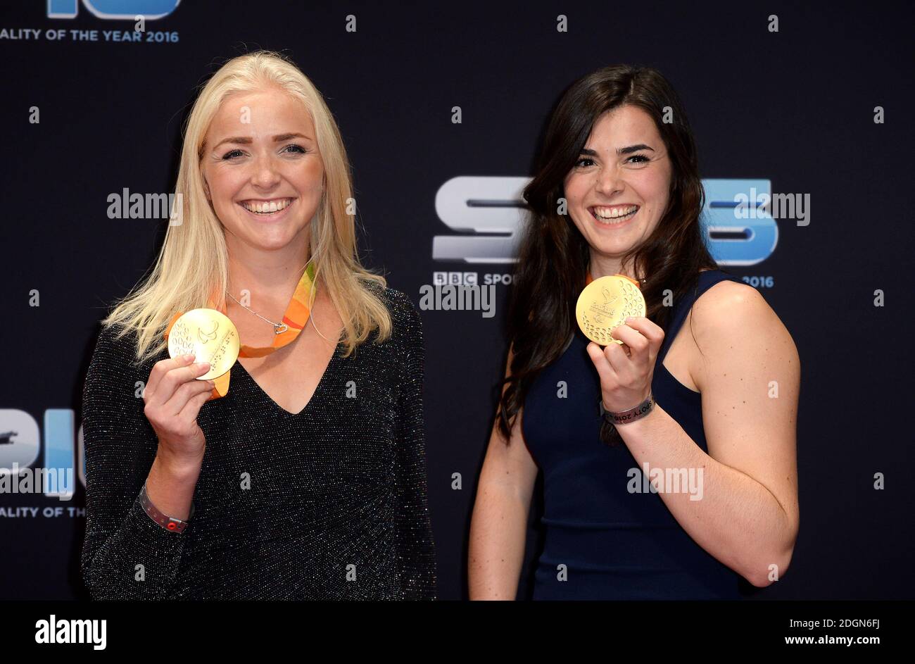 Pamela Relph and Grace Clough during the red carpet arrivals for BBC ...