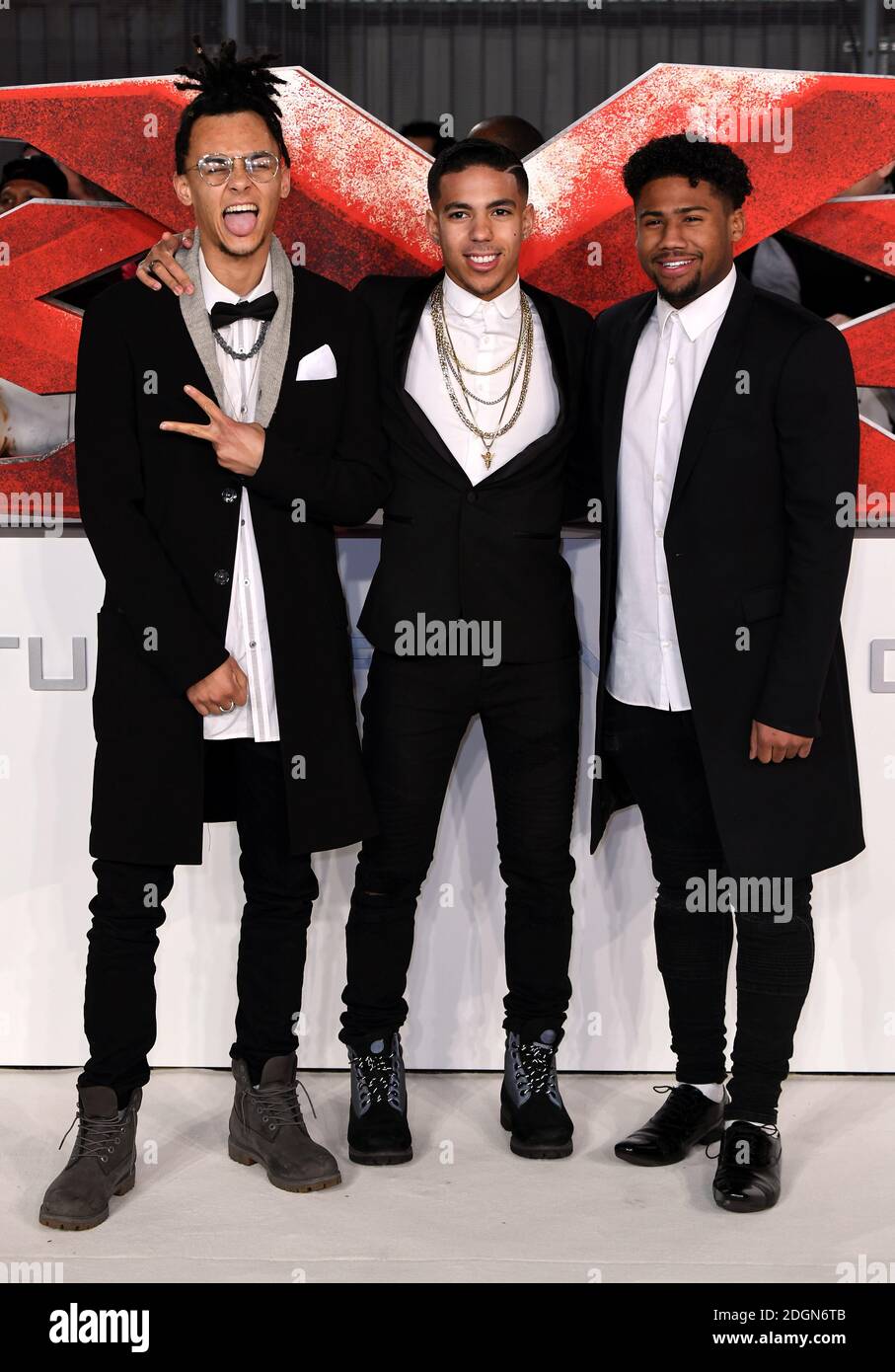 Five After Midnight's Kieran Alleyne, Jordan 'Jay' Lee and Nathan Lewis attending the xXx ...