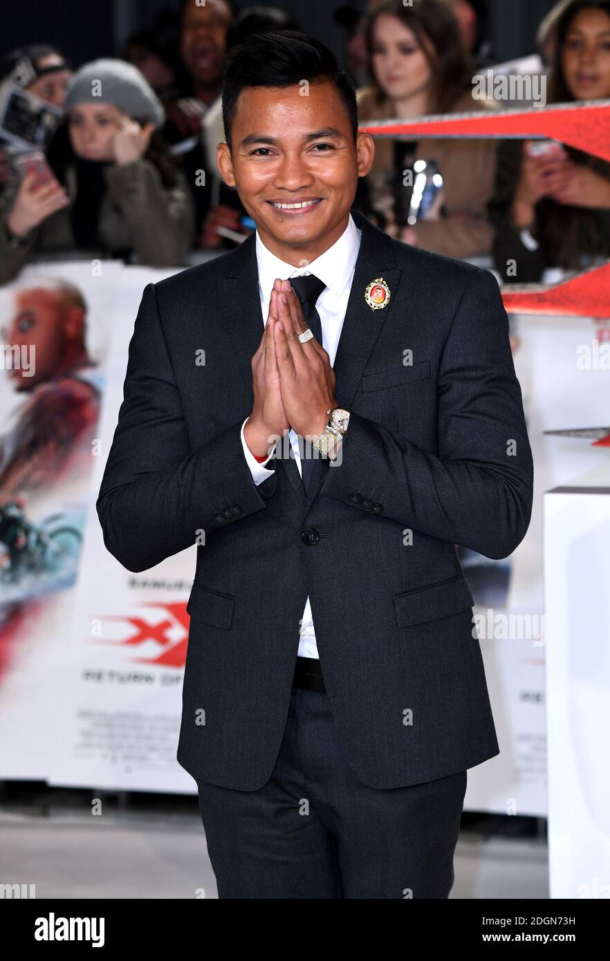 Tony Jaa attending the xXx: Return of Xander Cage Premiere at the O2 ...