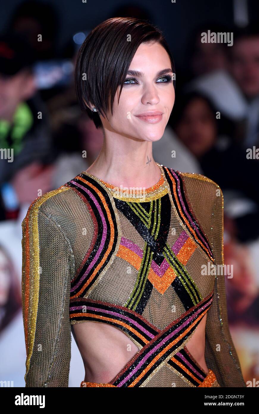 Ruby Rose attending the xXx: Return of Xander Cage Premiere at the O2 ...
