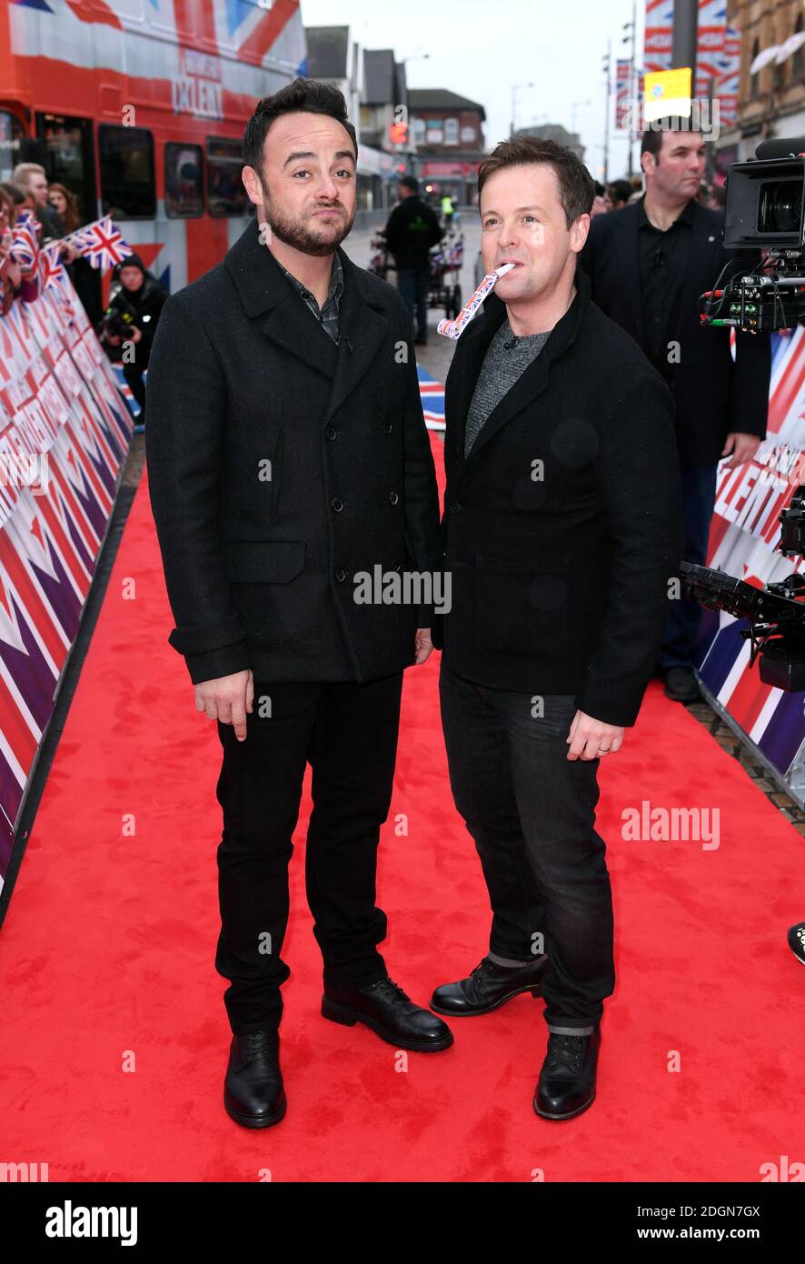 Ant and Dec aka Anthony McPartlin (left) and Declan Donnelly attending ...