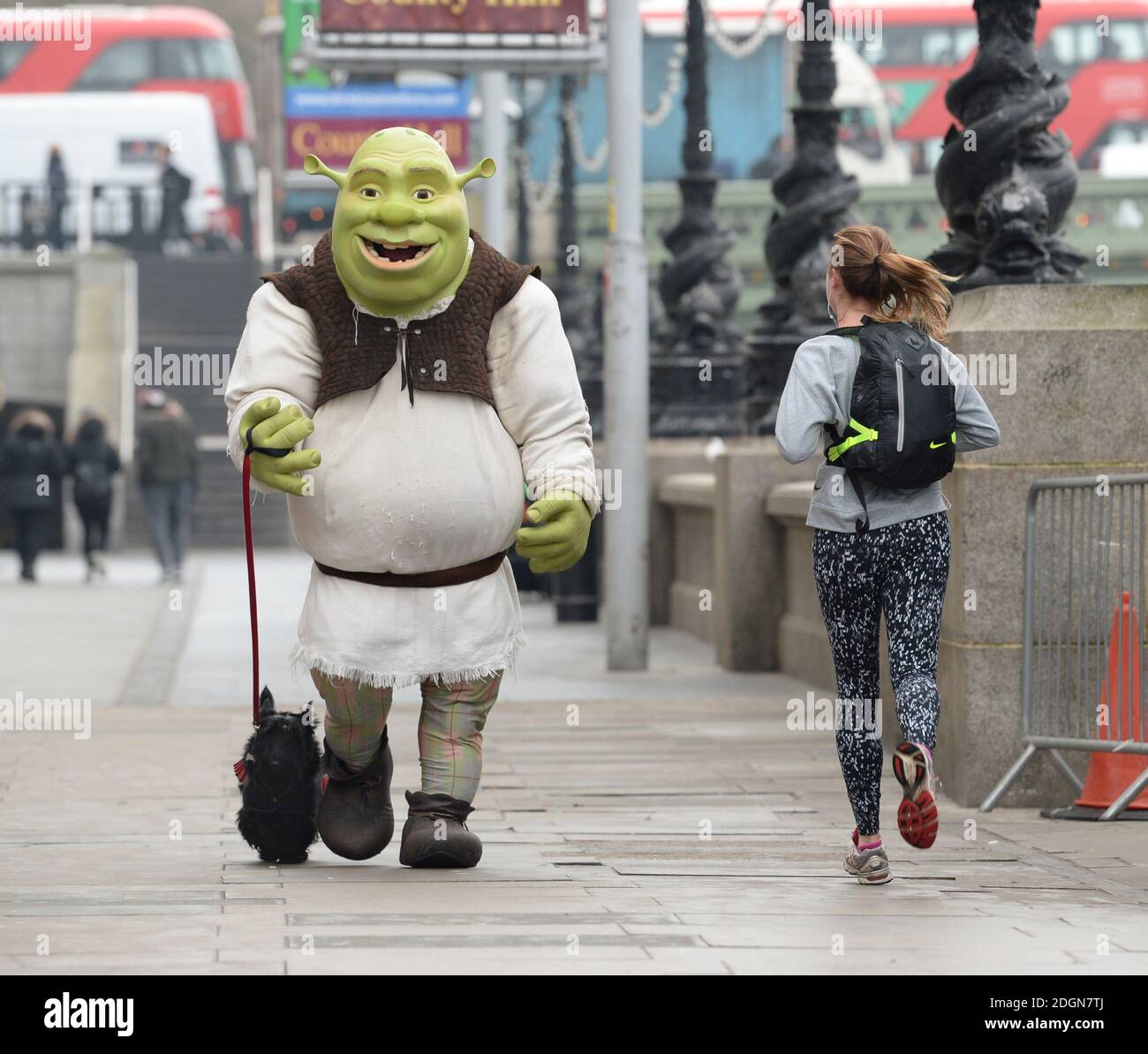 Ode to an Ogre! Shrek plays host to a Scottish themed 'Pop-up Scot' for ...