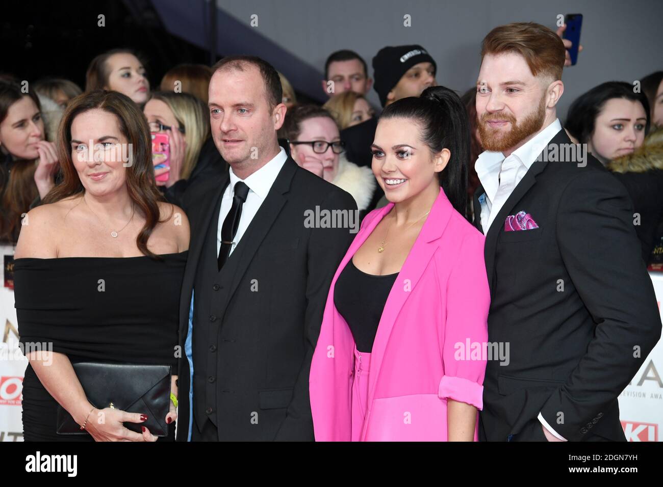 (left to right) Betty Moffatt, Mark Moffatt, Scarlett Moffatt and Luke ...