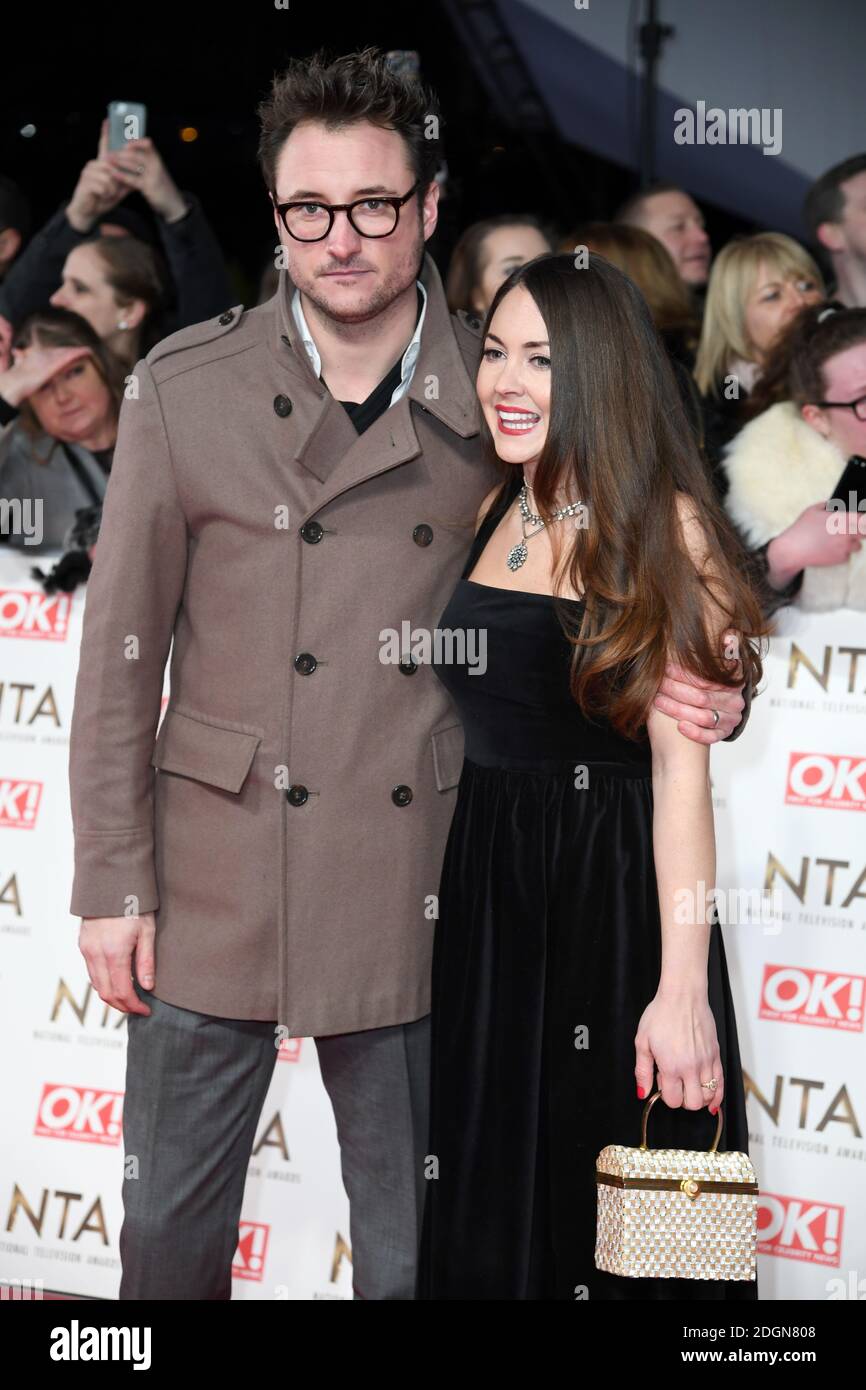 James Bye and Lacey Turner attending the National Television Awards ...