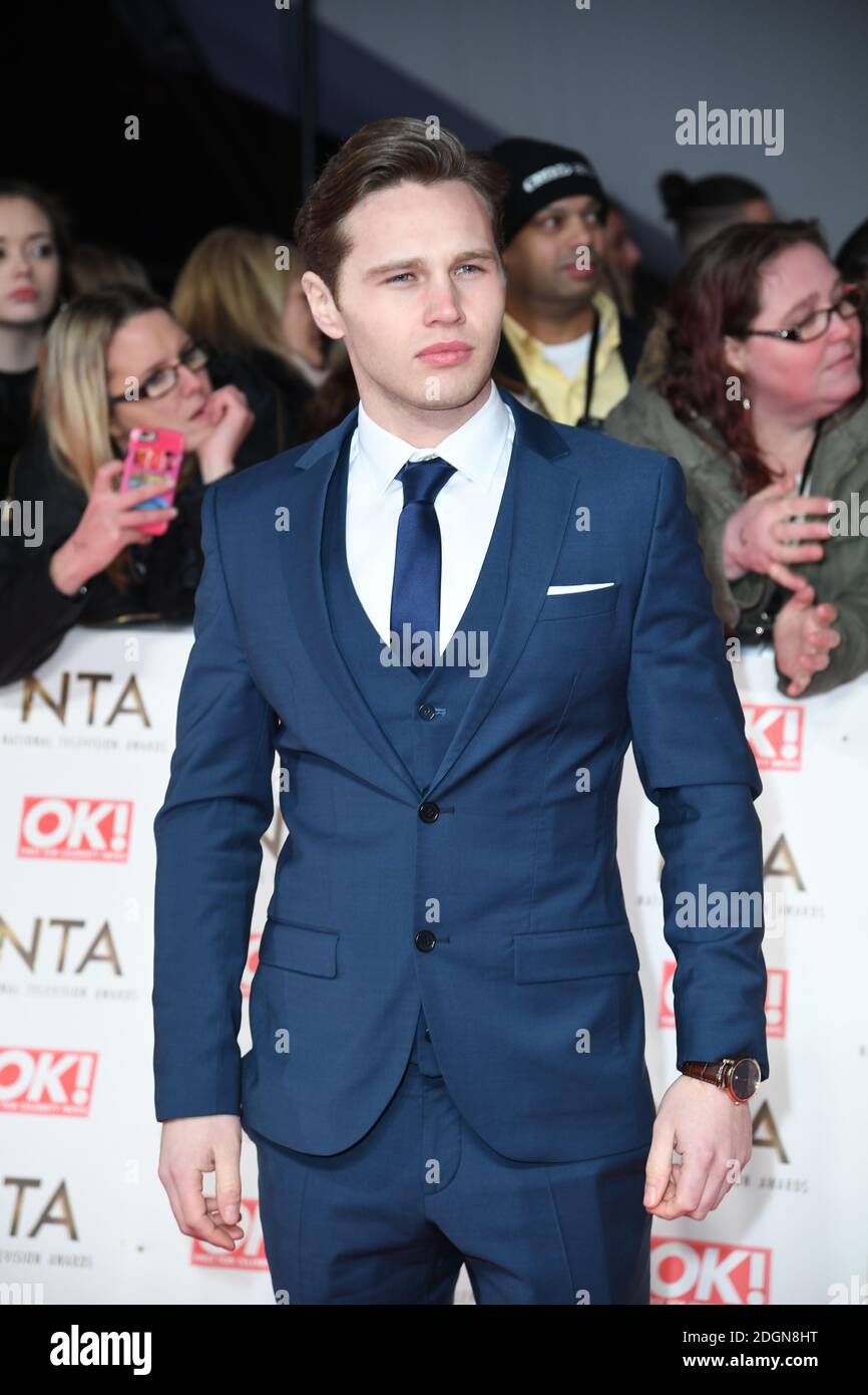 Danny Walters attending the National Television Awards 2017 held at the ...