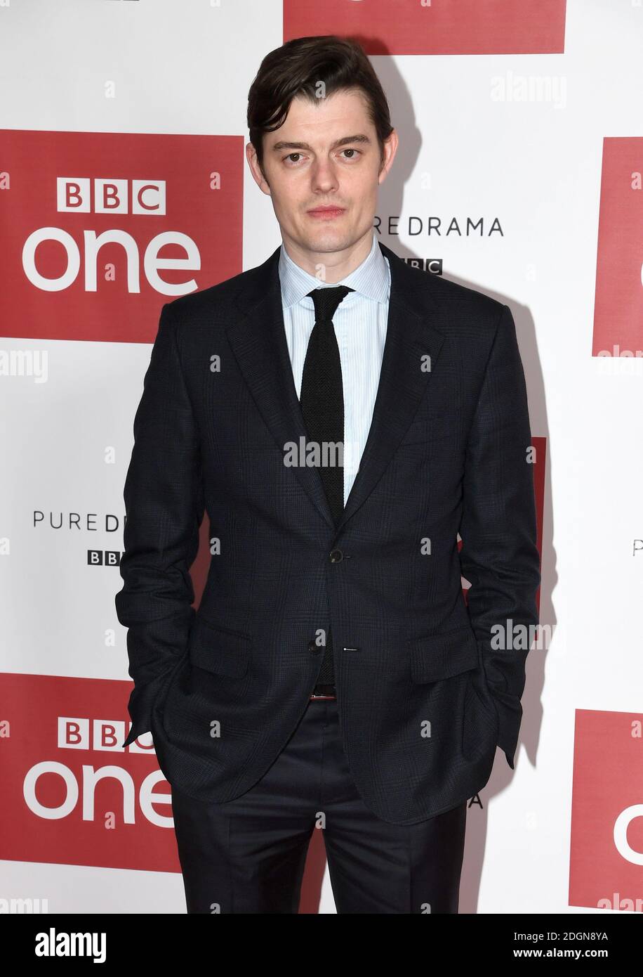 Sam Riley arriving at the World Premiere of the BBC One drama, SS-GB ...