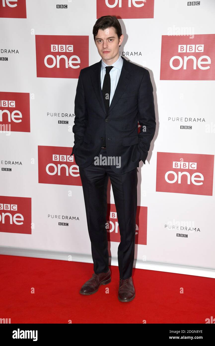 Sam Riley arriving at the World Premiere of the BBC One drama, SS-GB ...