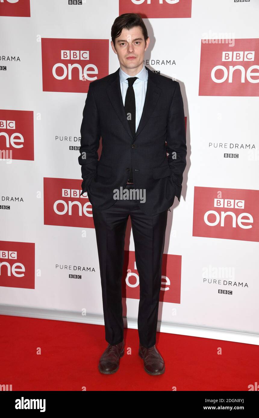 Sam Riley arriving at the World Premiere of the BBC One drama, SS-GB ...