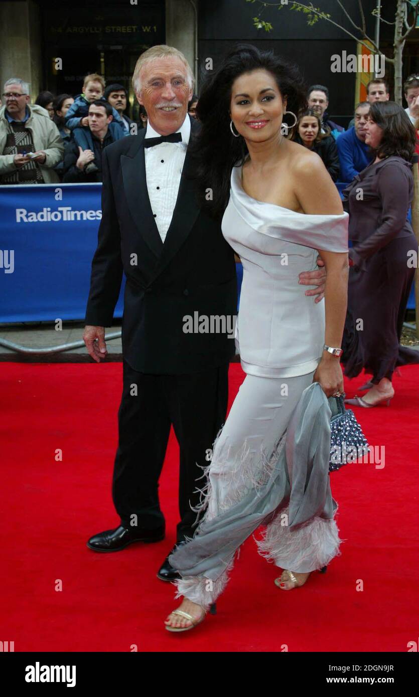 Bruce Forsyth and his wife photographed at the BAFTA Television Awards ...