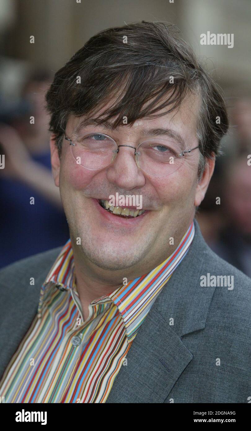 Stephen Fry at the Saatchi Gallery Launch Party at South Bank in London ...