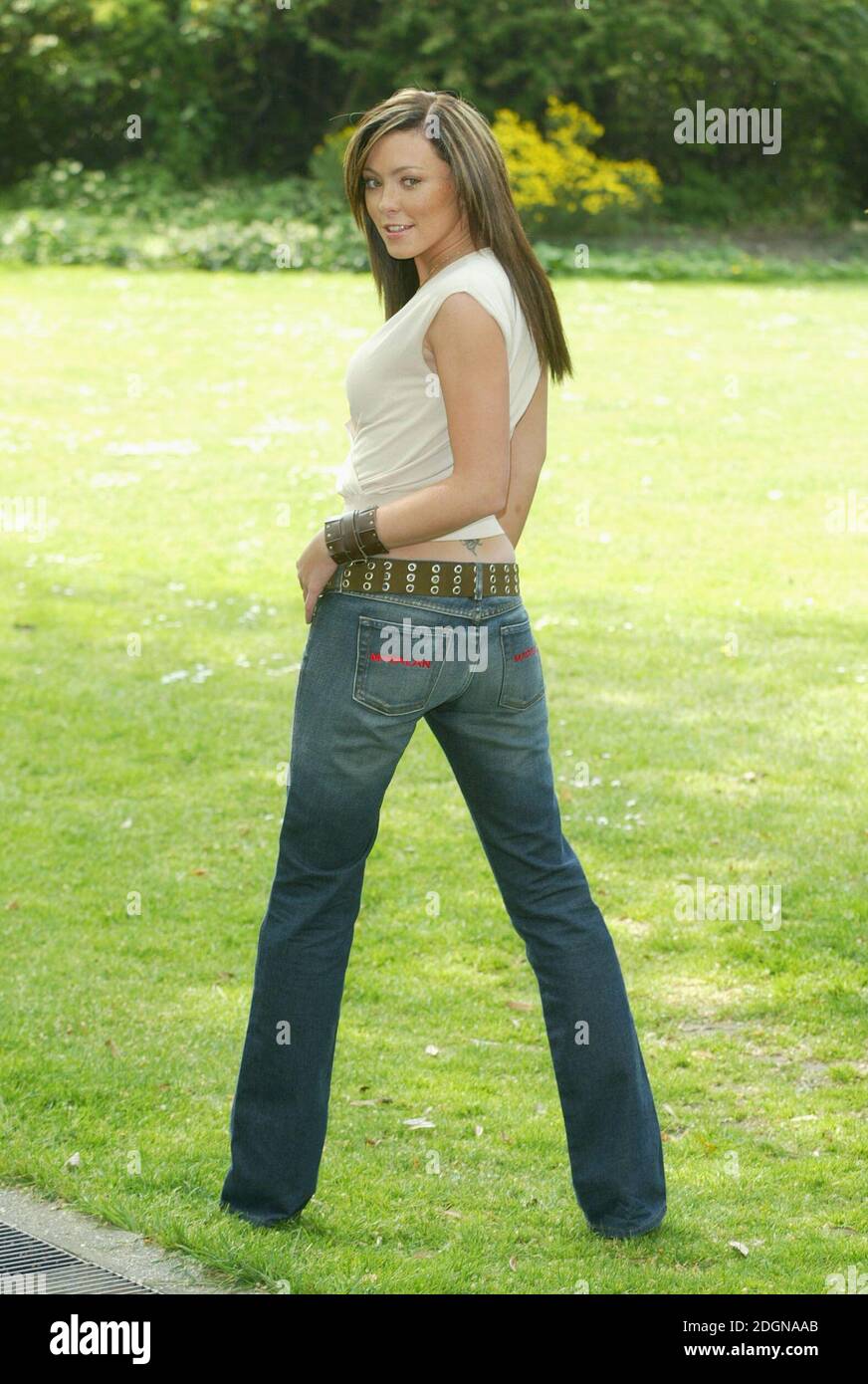 Natasha Hamilton from Atomic Kitten is voted Rear of the Year for 2003 ...
