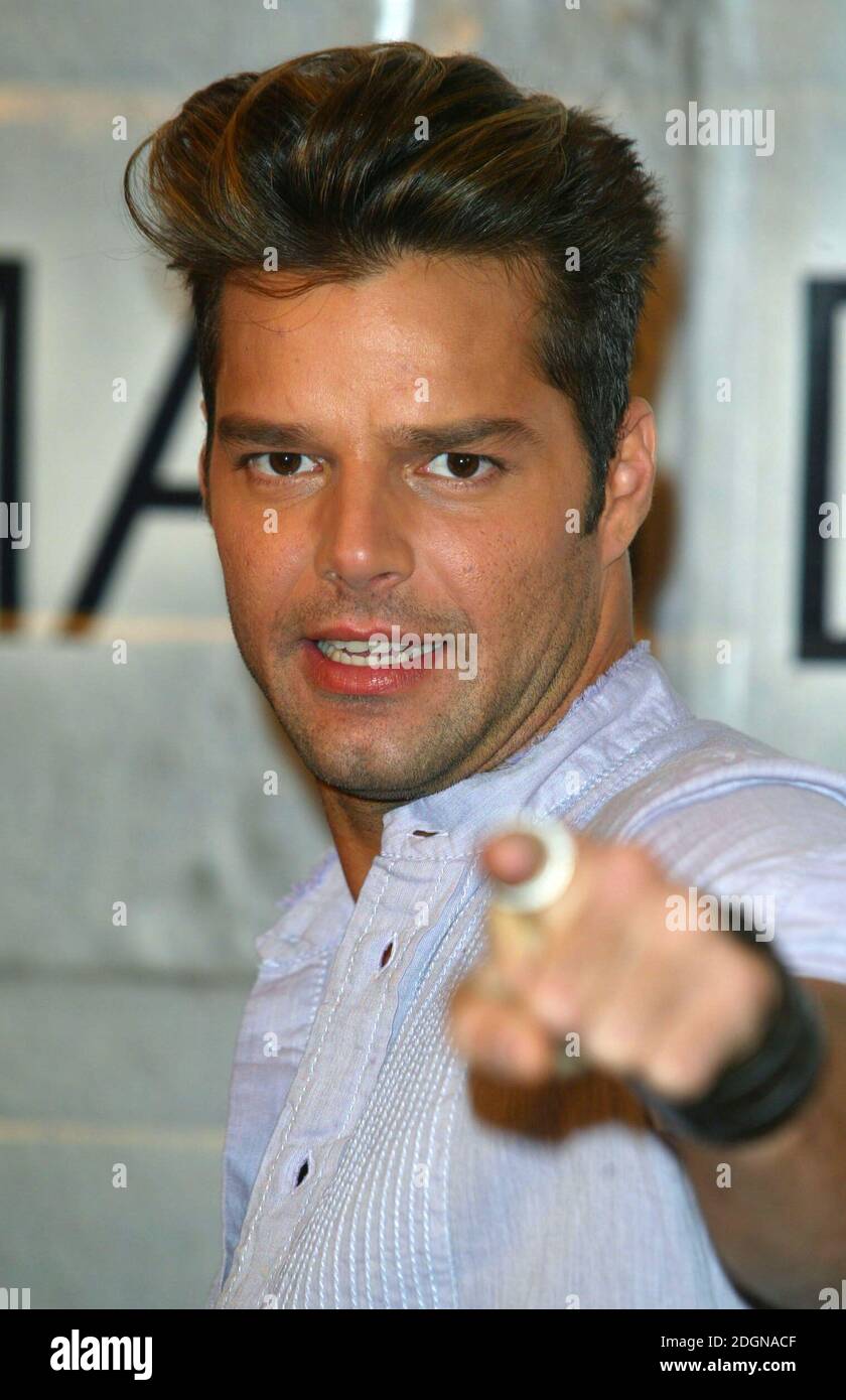 Ricky Martin launching his new album Alma Del Silencio in Rotterdam ...