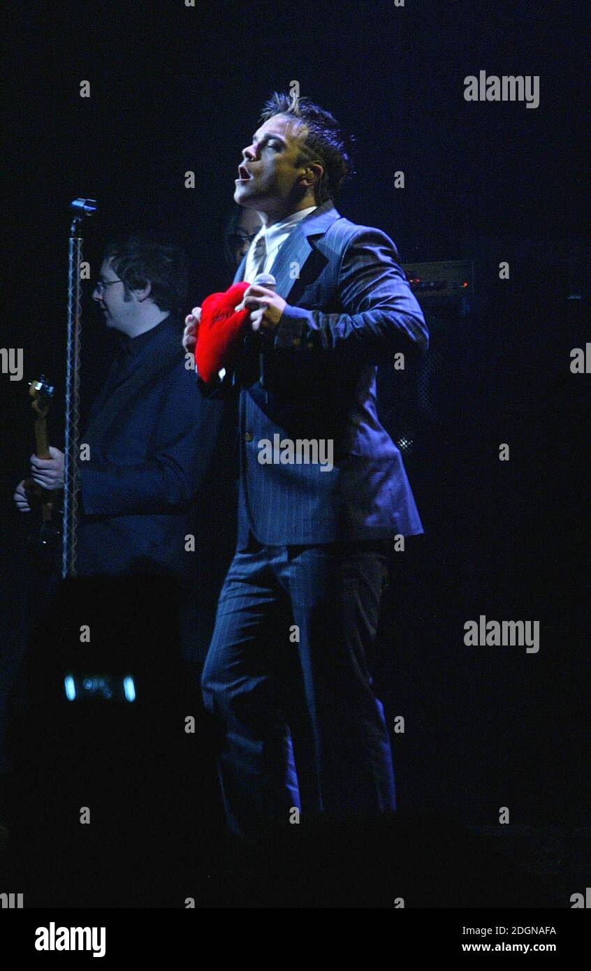 Robbie Williams at the TMF Awards in Rotterdam, Holland. Live, three ...