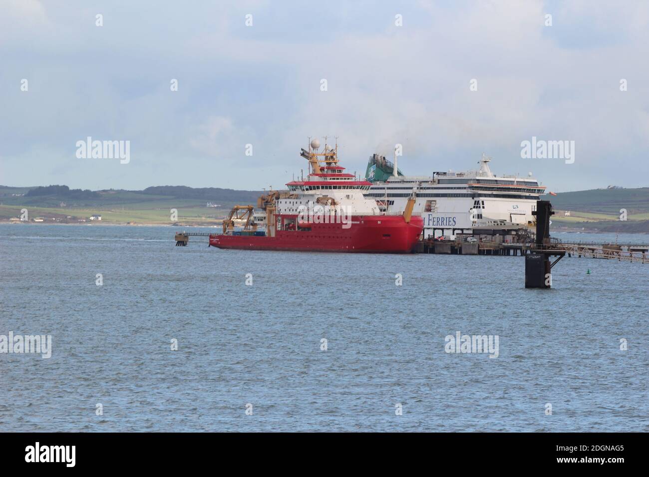Holyhead port is a major Irish sea port serving Ireland and Anglesey on ...