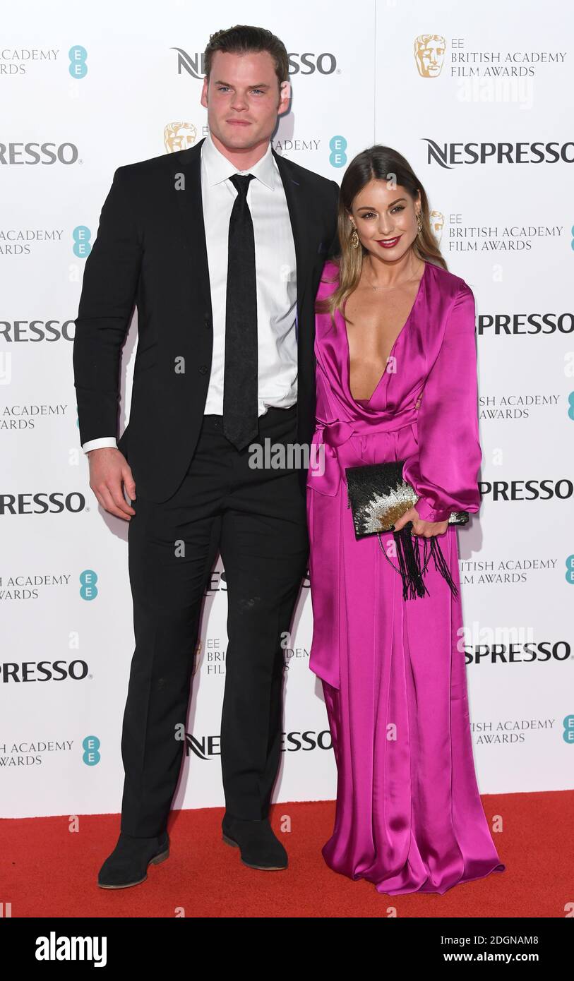 Ryan Libbey and Louise Thompson attending the EE British Academy Film ...