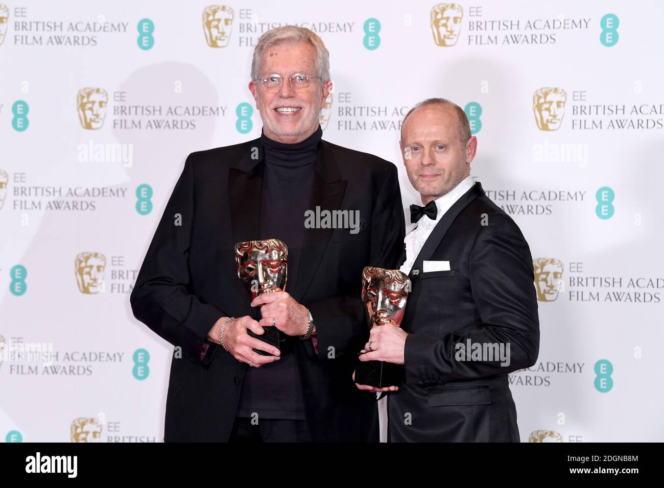 Roy Helland and Daniel Phillips pose with their awards for Hair and ...