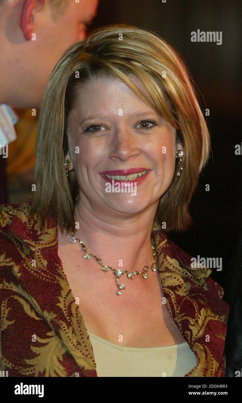 Hannah Waterman arriving at the 2002 TV Moments, BBC Television Centre ...