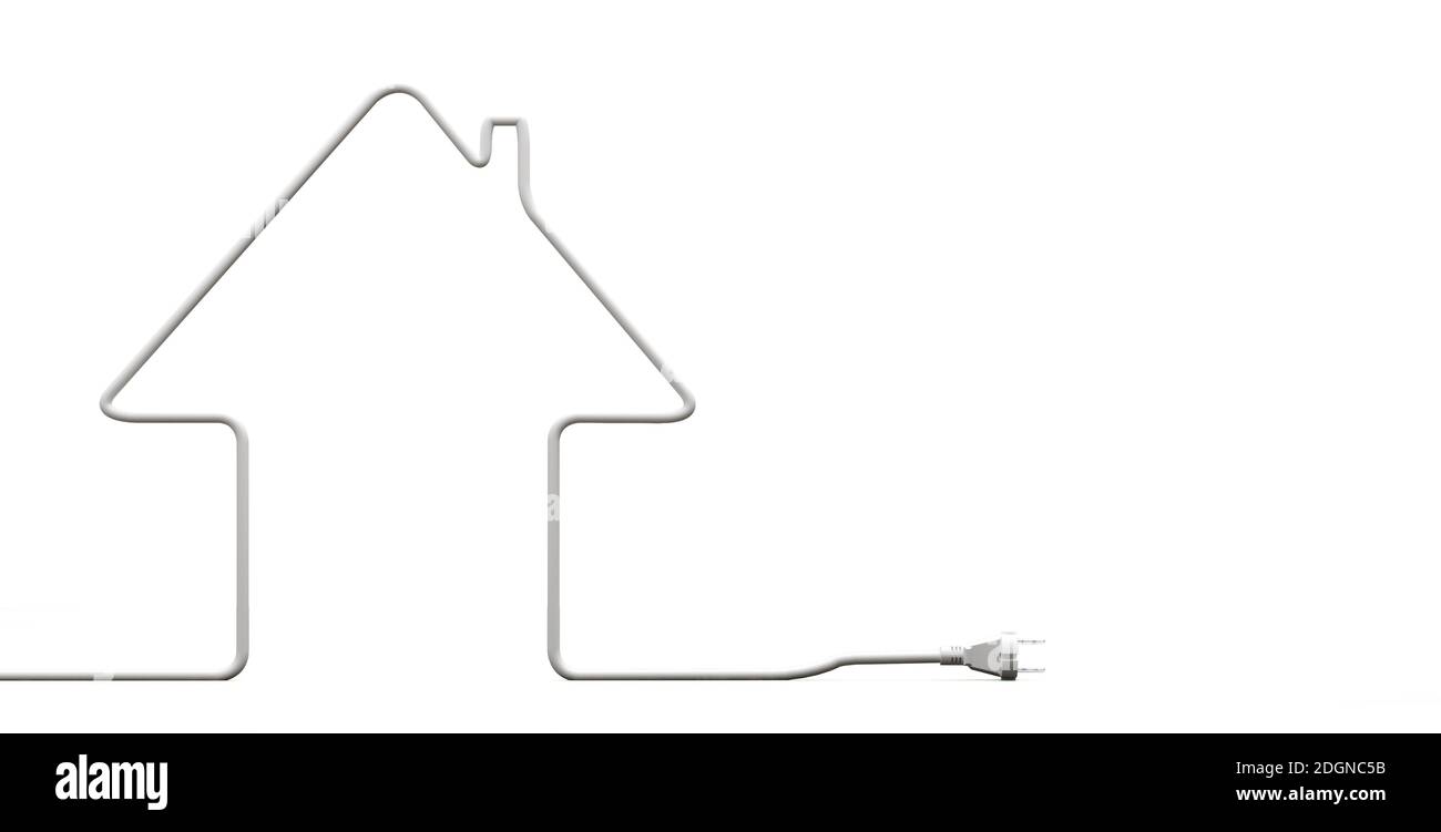 Renewable energy home Cut Out Stock Images & Pictures - Alamy