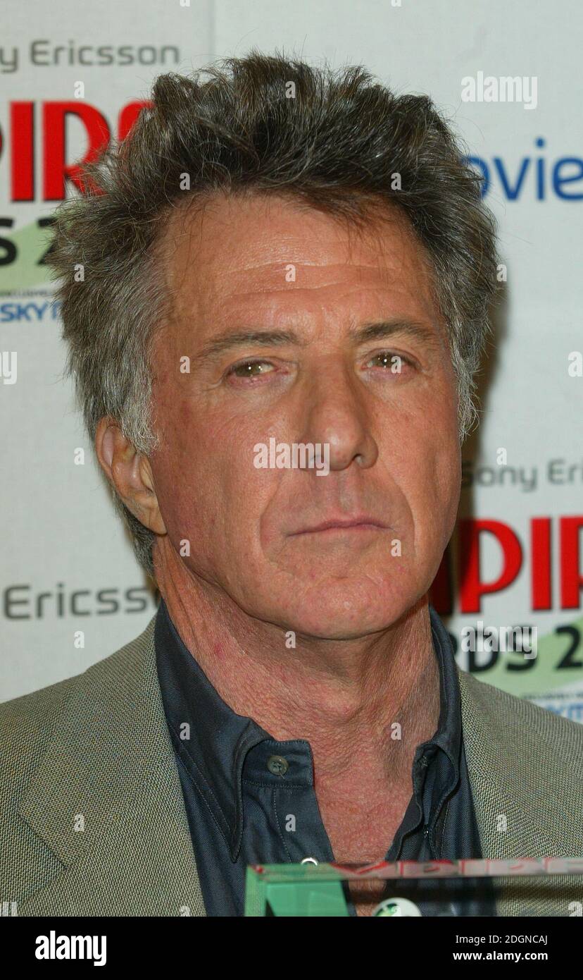 Dustin Hoffman at the Empire Film Awards held at the Dorchester Hotel ...