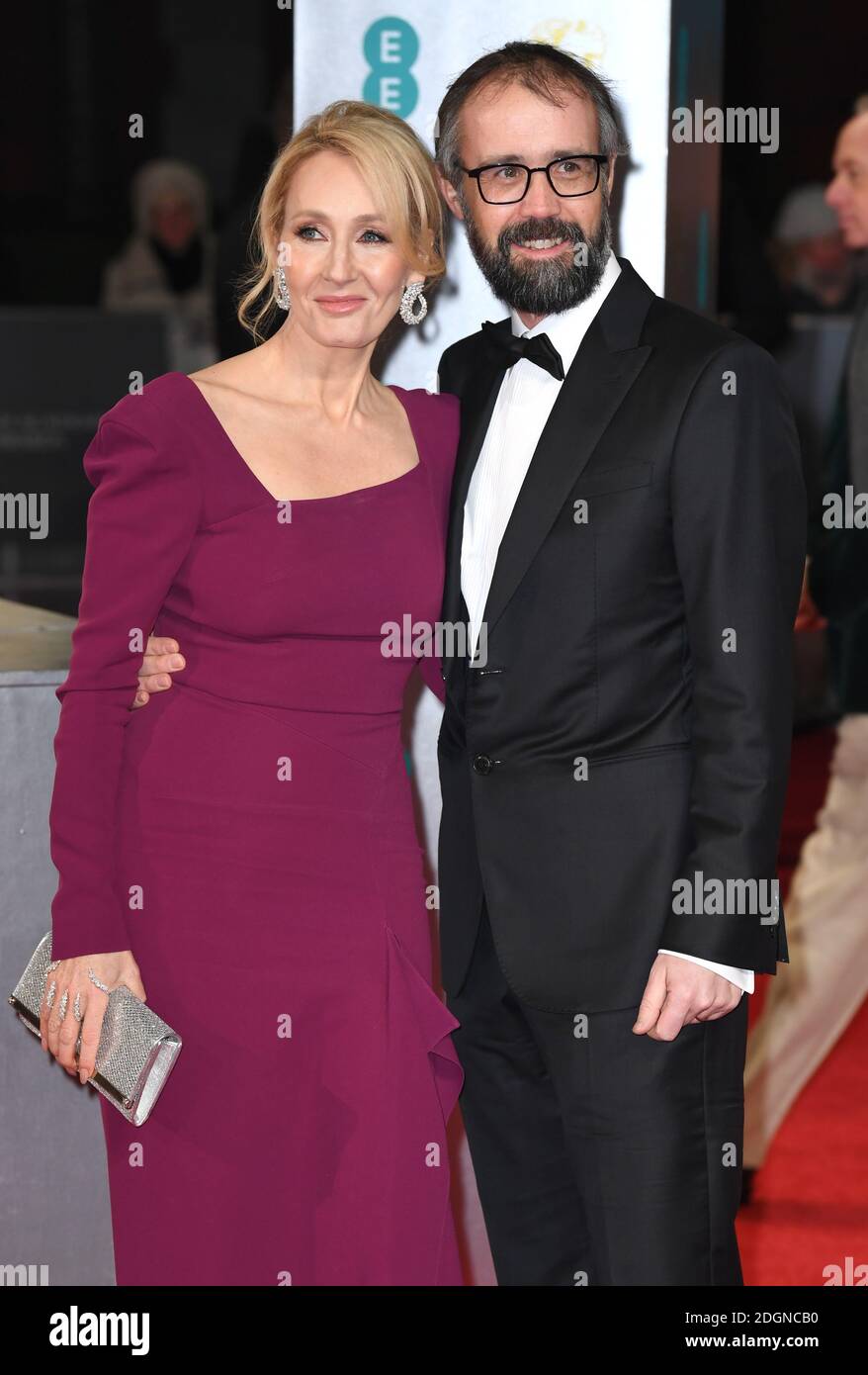 JK Rowling and Neil Murray attending the EE British Academy Film Awards ...