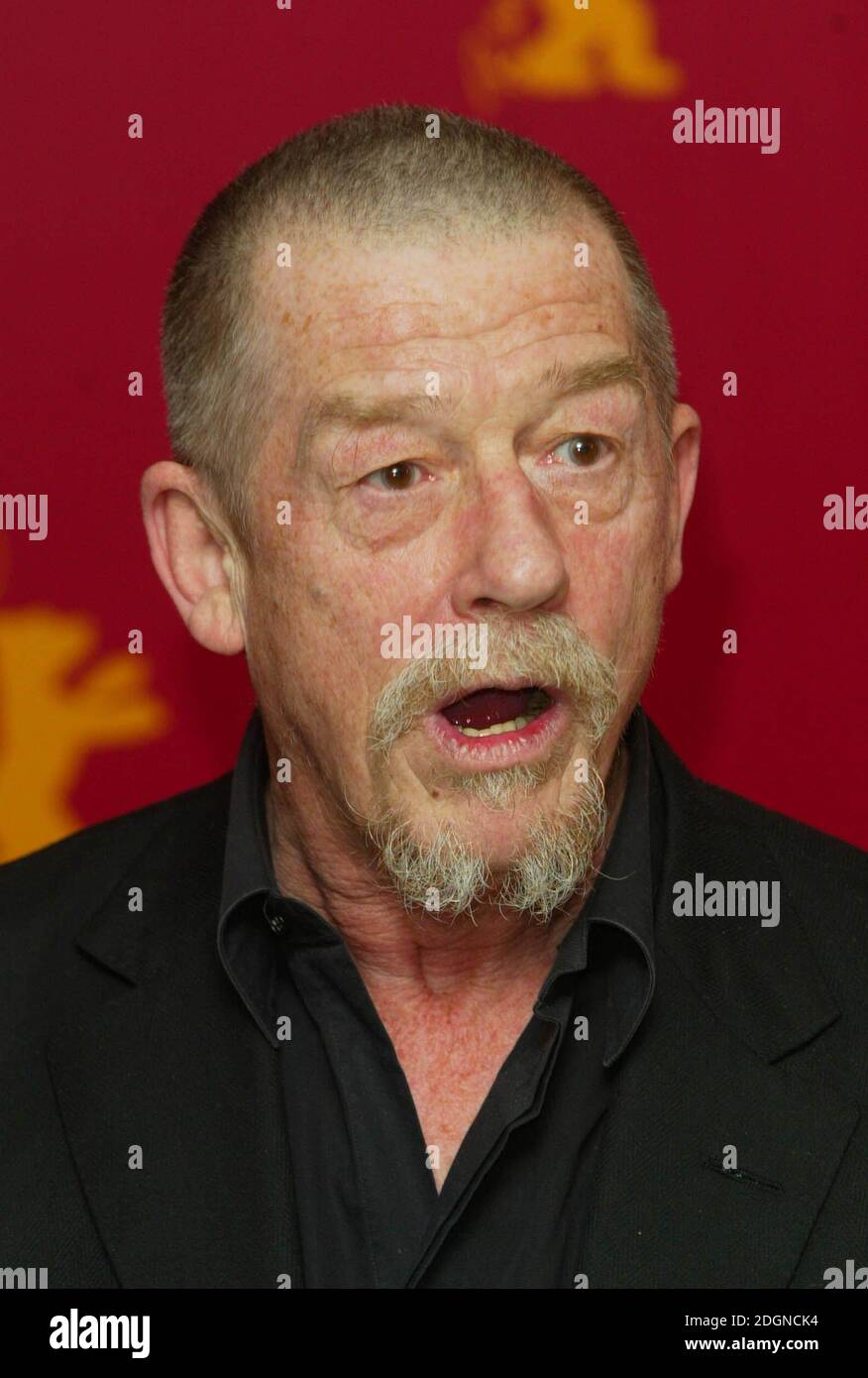 Minnie Driver and John Hurt at the Berlin Film Festival, Germany to ...