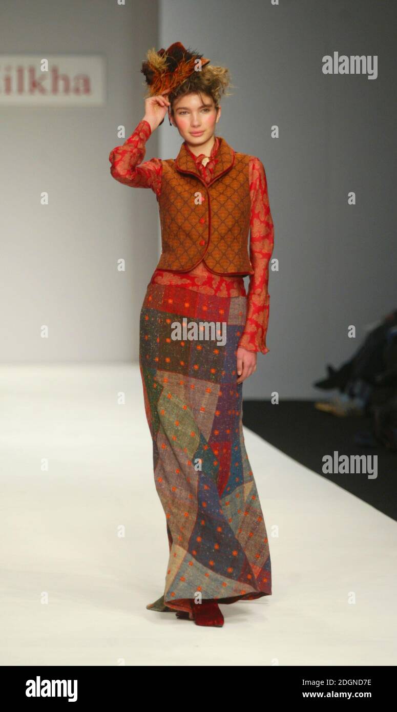 The Ronit Zilkha show, part of London Fashion Week. Full length, skirt ...