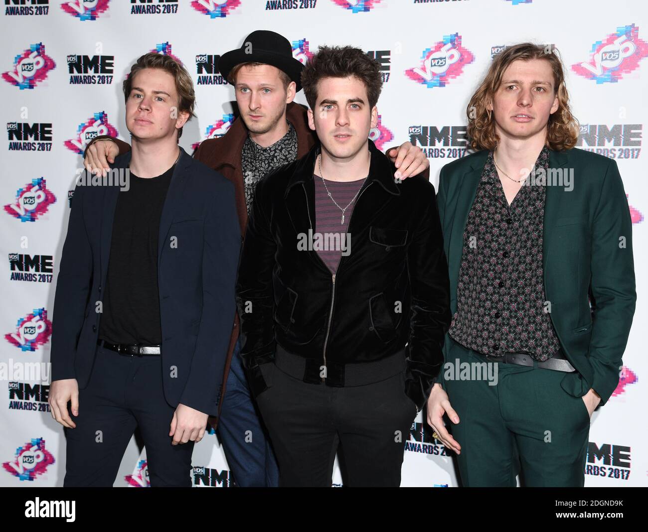 Kieran Shudall, Sam Rourke, Colin Jones and Joe Falconer of Circa Waves ...