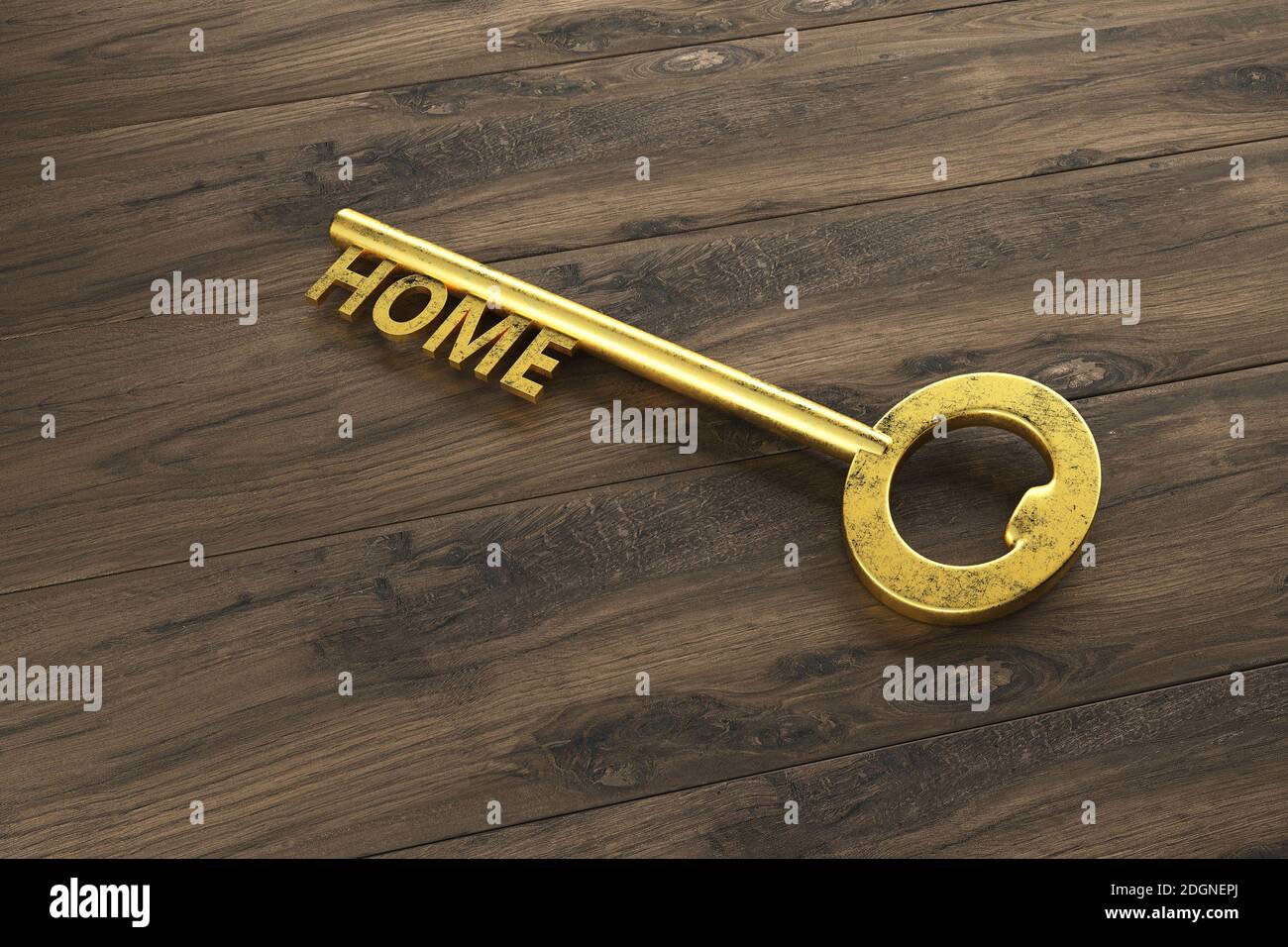 House Key - Illustration Stock Photo - Alamy