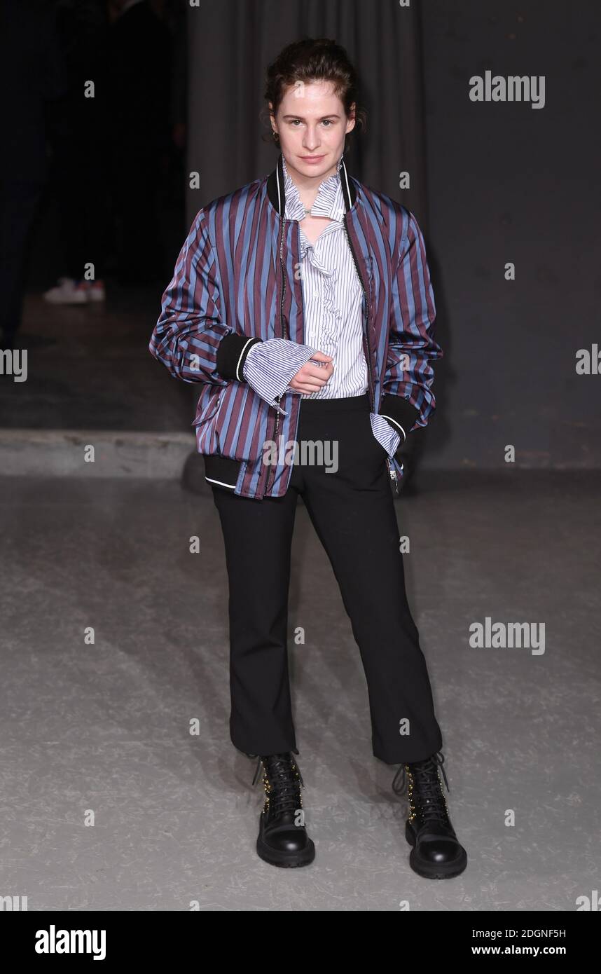 Heloise Letissier, aka Christine and the Queens attending the Burberry ...