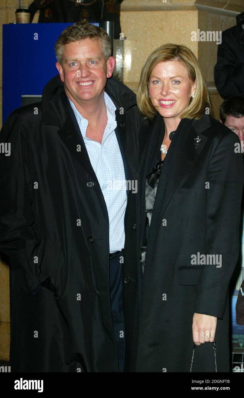 Colin Montgomerie and wife arrive at the Two Weeks Notice premiere at ...