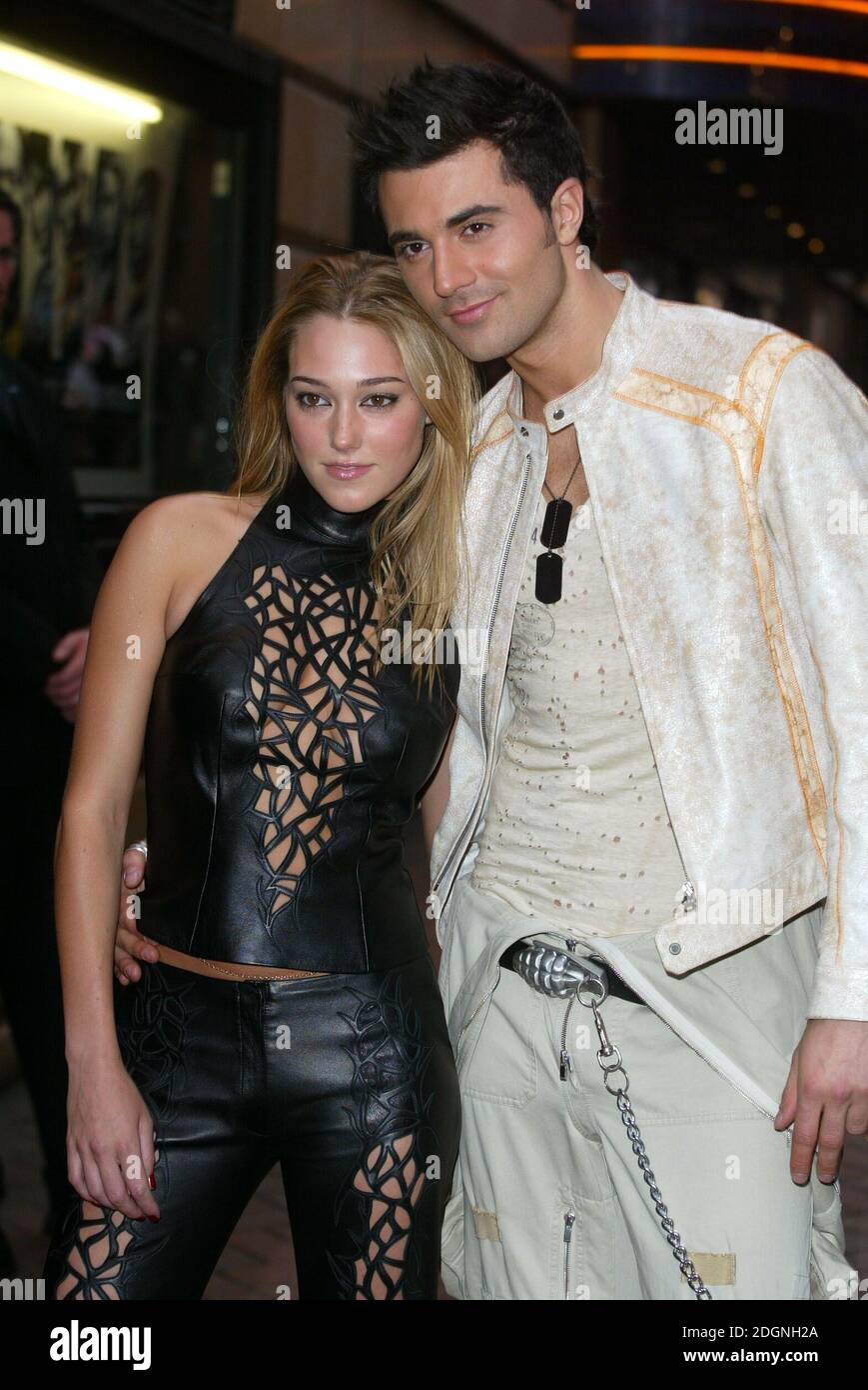 Darius Danesh and girlfriend at the Premiere of '2Fast 2Furious' at the ...