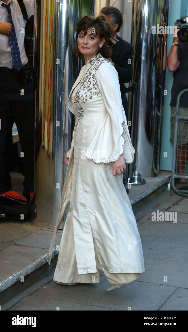 Cherie Blair at the Grosvenor House Art and Antiques Fair in aid of ...