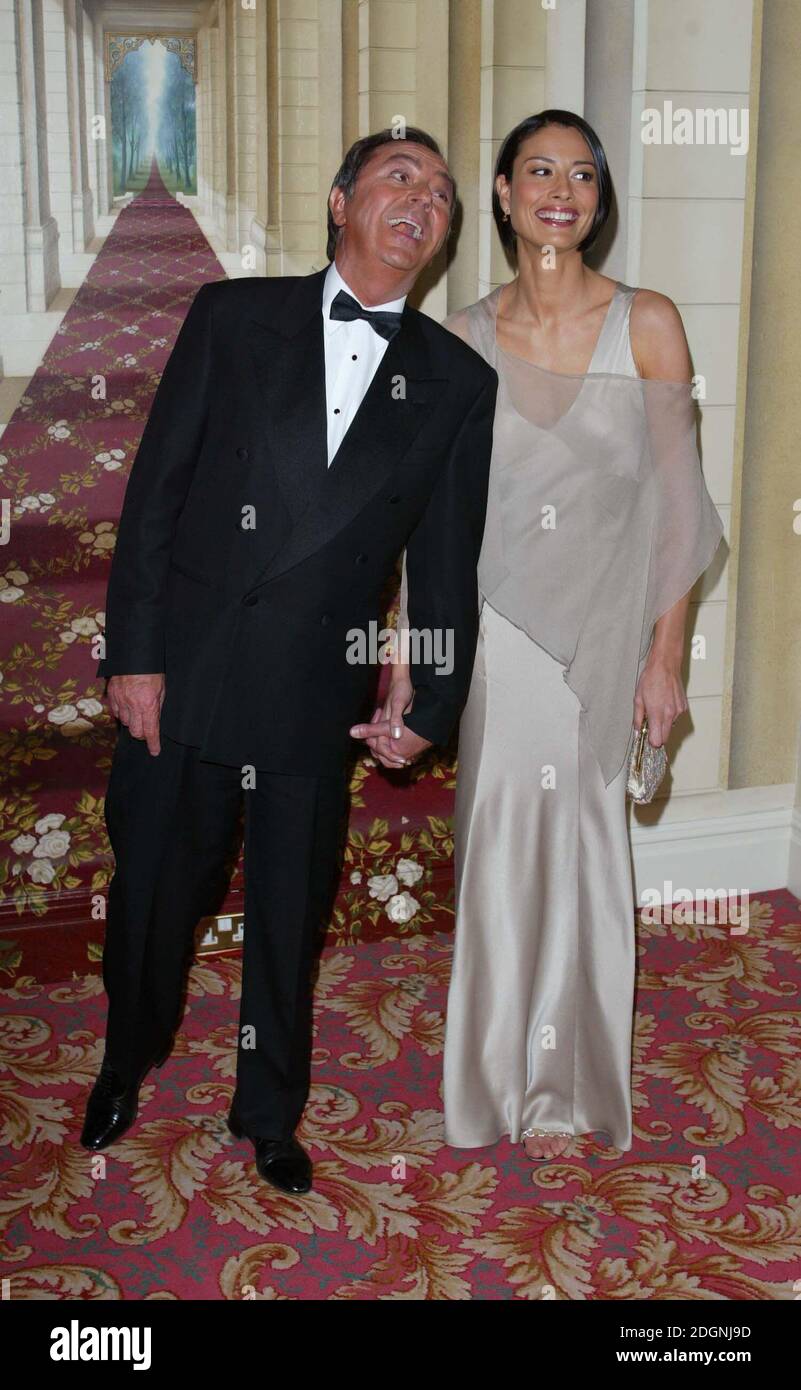 Des O'Connor and Melanie Sykes at the RTS Programme Awards in London ...