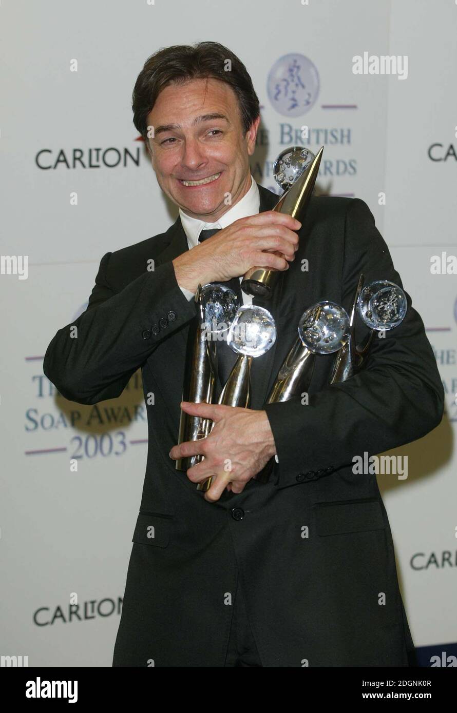 Brian Capron at the British Soap Awards 2003 held at the BBC TV Centre ...