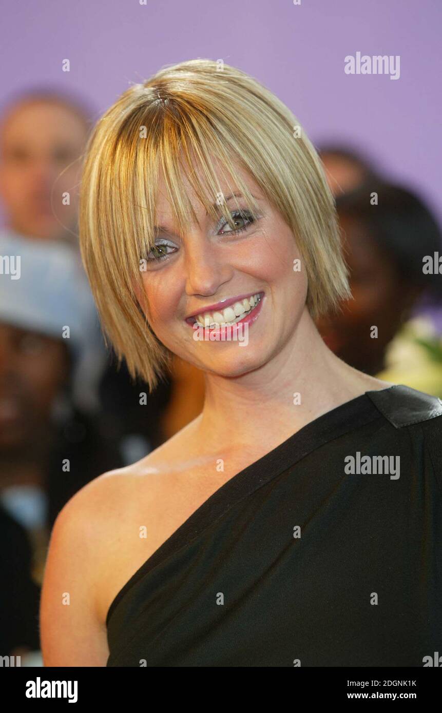 Elize Du Toit at the British Soap Awards 2003 held at the BBC TV Centre ...