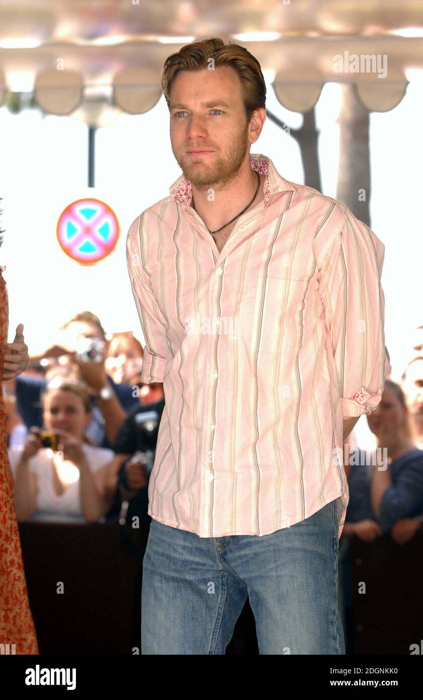 Ewan McGregor at the Cannes Film Festival. Three quarter length. Â©Doug ...