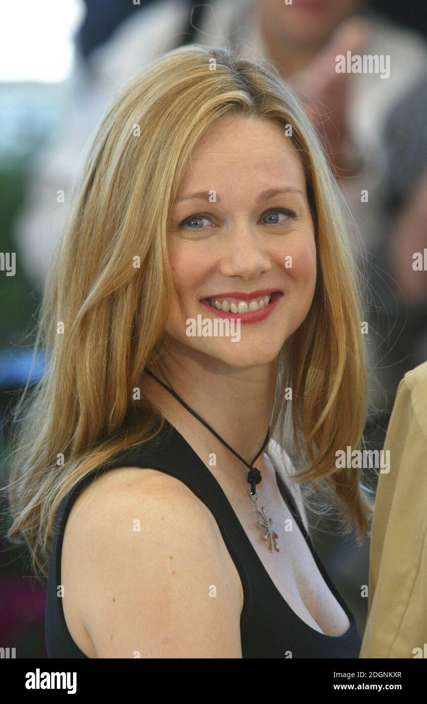 Laura Linney at the photocall for her new film Mystic River, part of ...