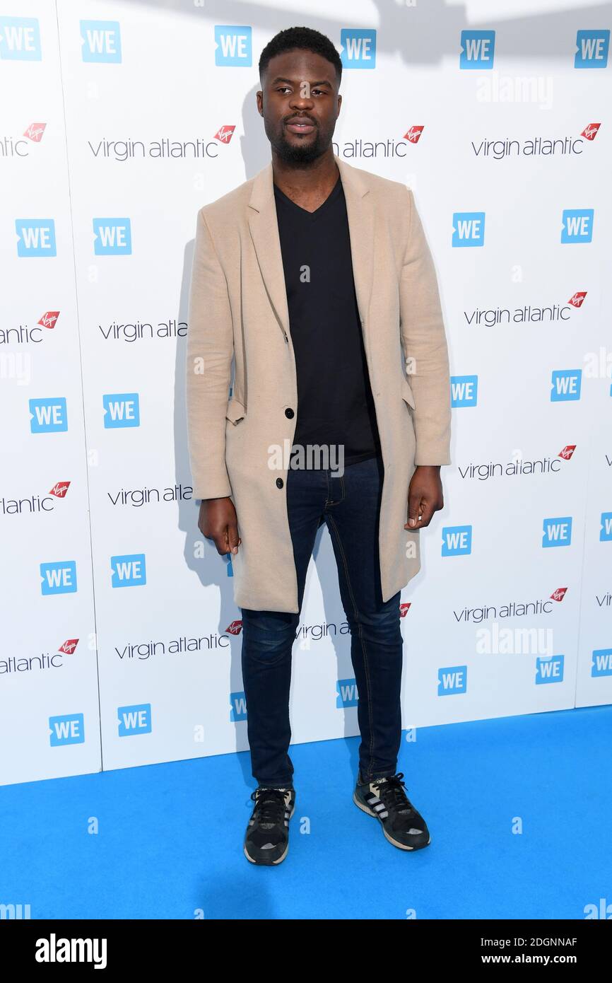Karl Lokko during the WE Day UK held at the SSE Arena, Wembley, London ...