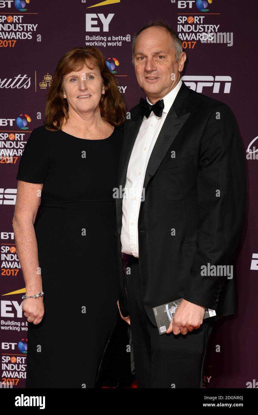 Sir Steve Redgrave and wife Ann Redgrave attending the BT Sport ...