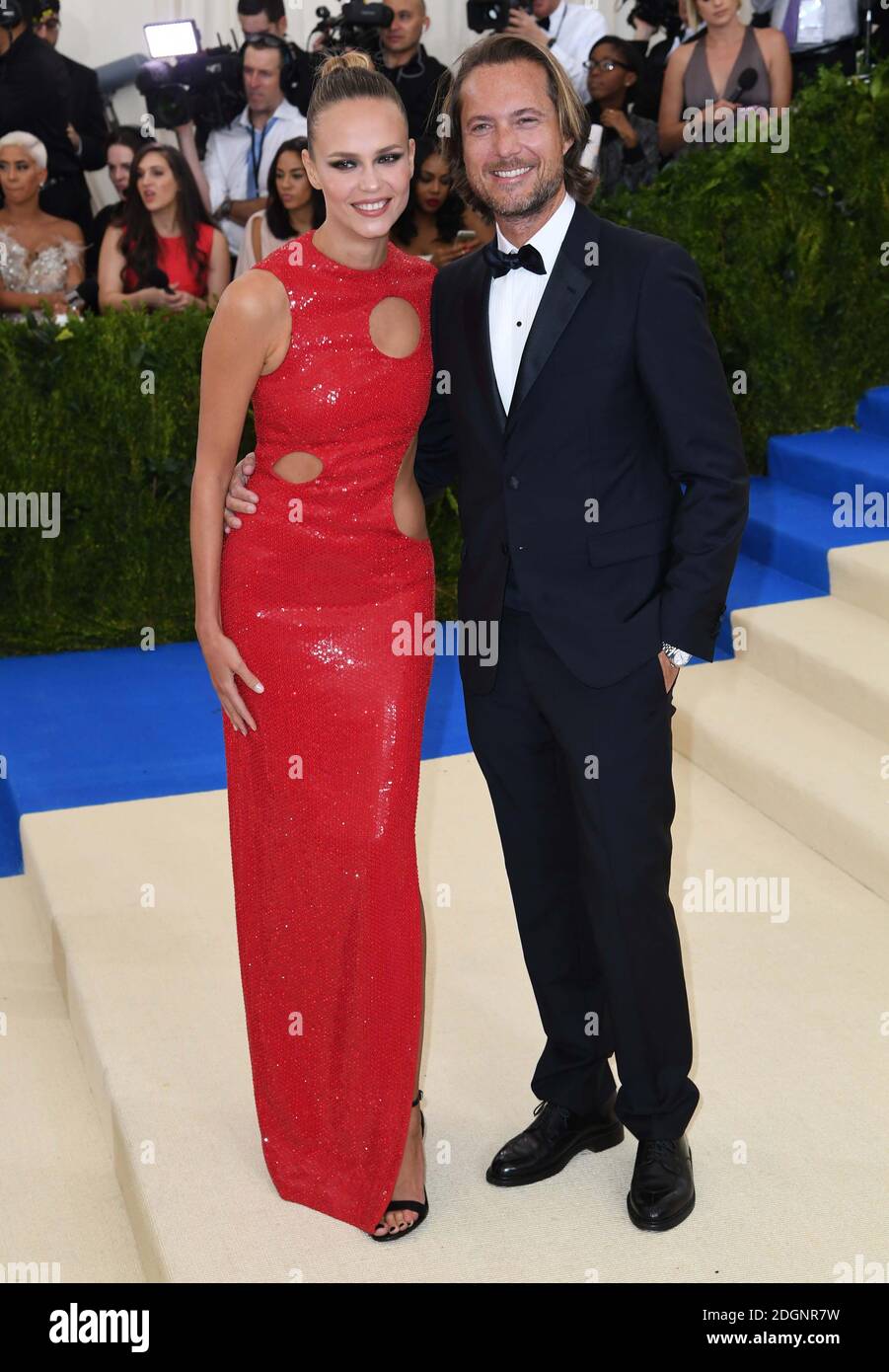 Natasha Poly and Peter Bakker attending The Metropolitan Museum of Art ...