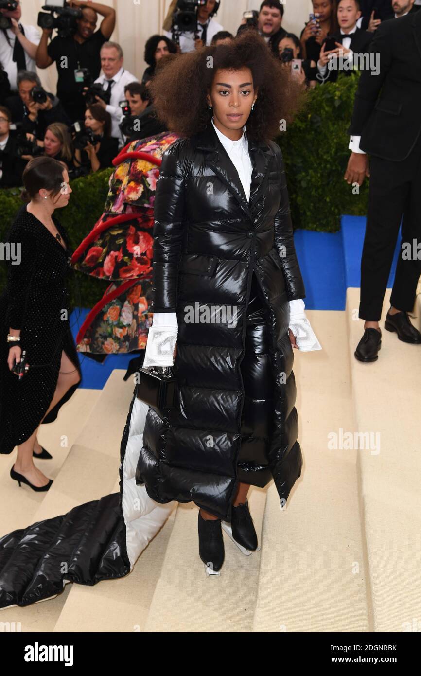 Solange attending The Metropolitan Museum of Art Costume Institute ...