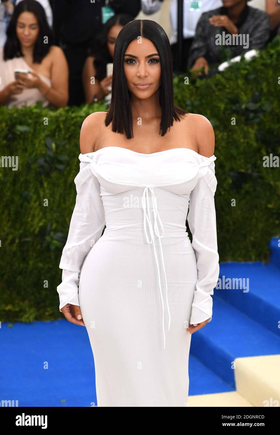Kim Kardashian West attending The Metropolitan Museum of Art Costume ...