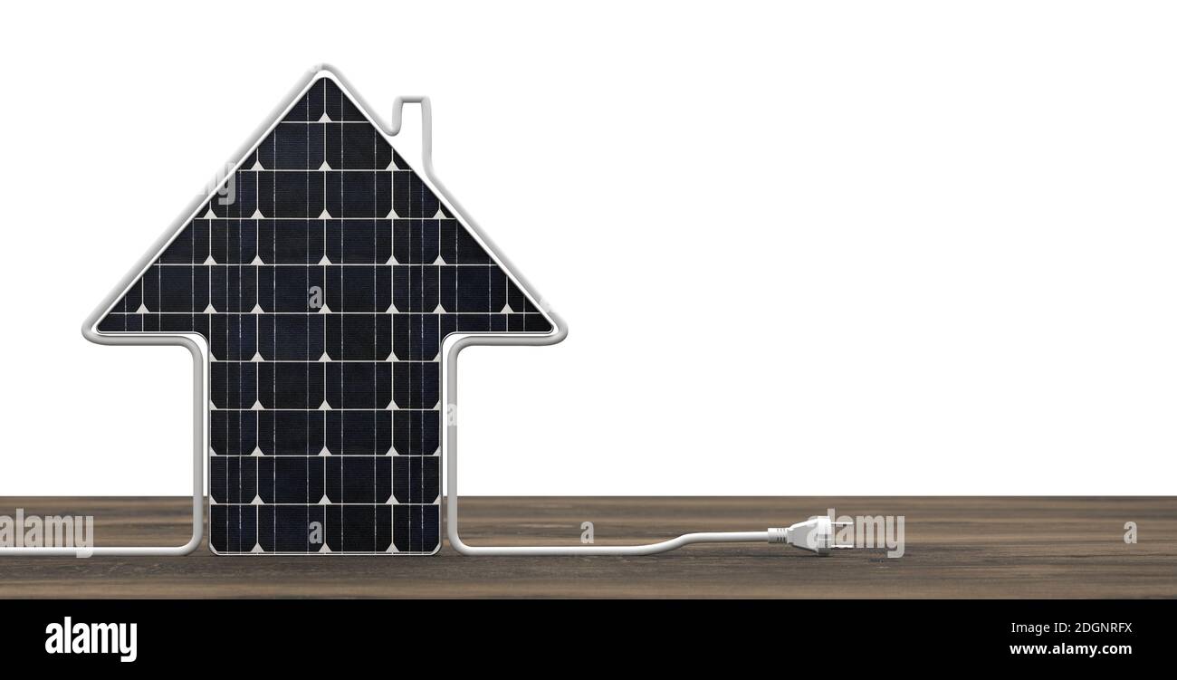 Photovoltaics Power Plug Stock Photo - Alamy